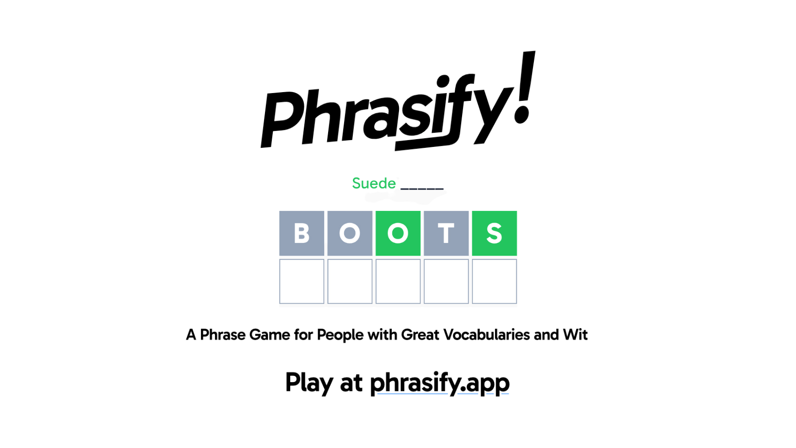 Play Phrasify's Phrase of the Day